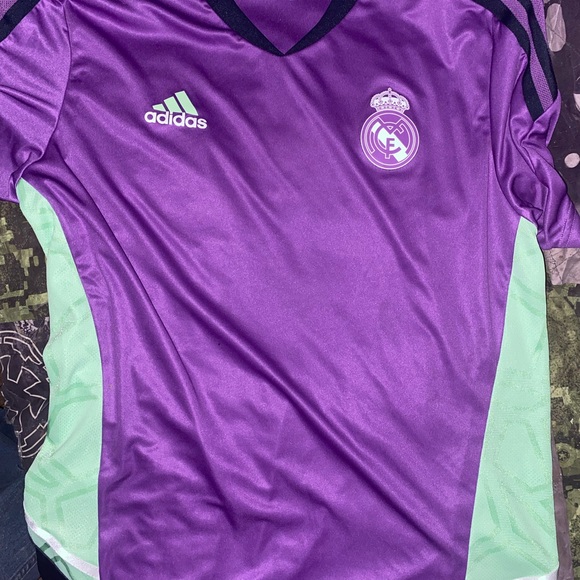adidas | Shirts | Adidas Kids Purple Soccer Jersey | Poshmark